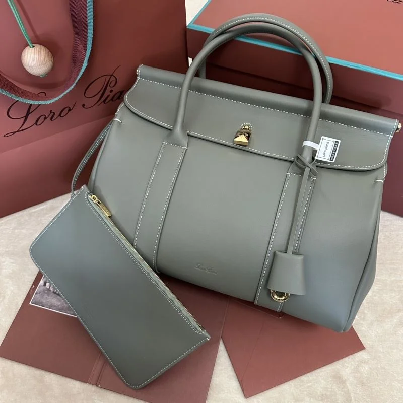 Bargain Loro Piana Top Handle Bags