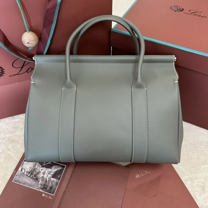 Bargain Loro Piana Top Handle Bags