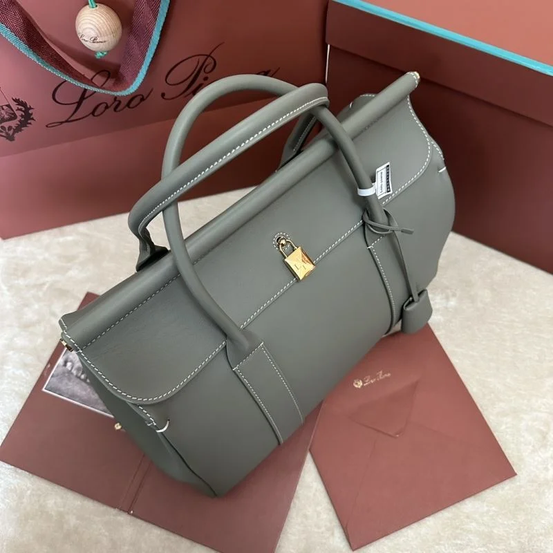 Bargain Loro Piana Top Handle Bags
