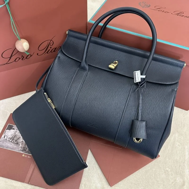 Discounted Loro Piana Top Handle Bags