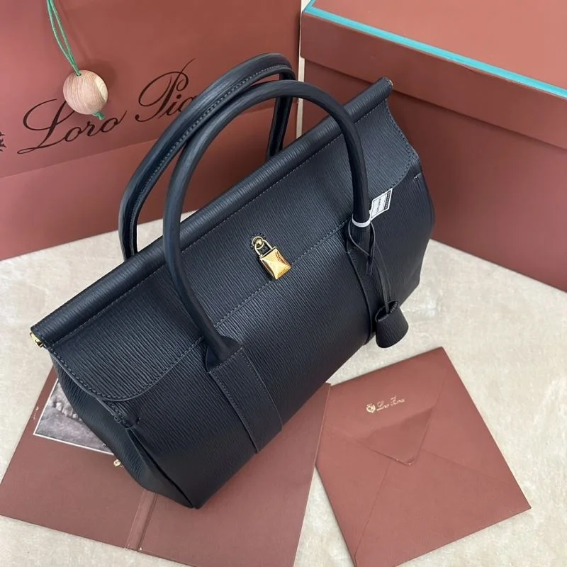 Discounted Loro Piana Top Handle Bags