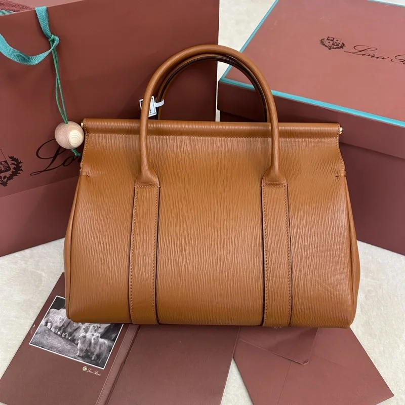 Genuine Loro Piana Top Handle Bags