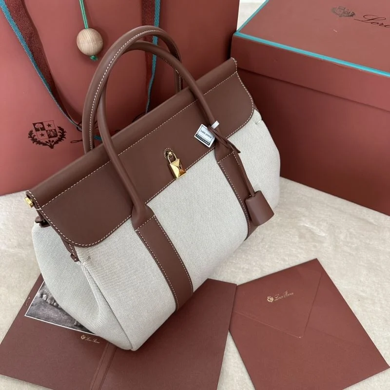Official Loro Piana Top Handle Bags