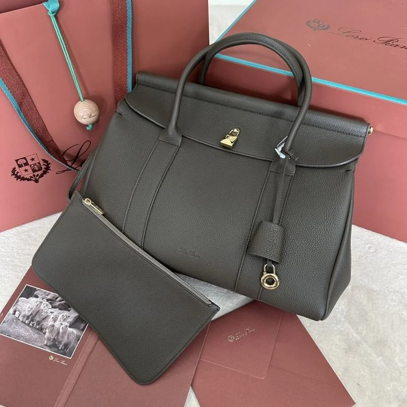 Value-priced Loro Piana Top Handle Bags