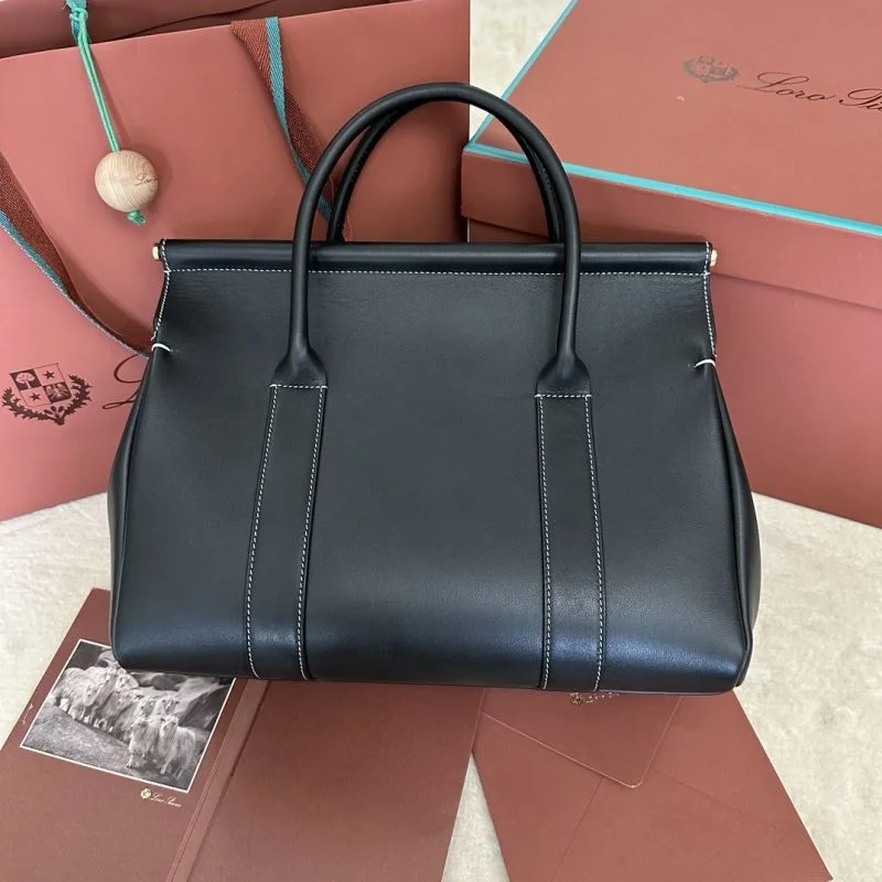Real Loro Piana Top Handle Bags