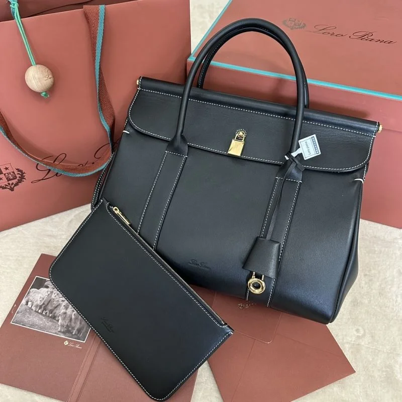 Real Loro Piana Top Handle Bags