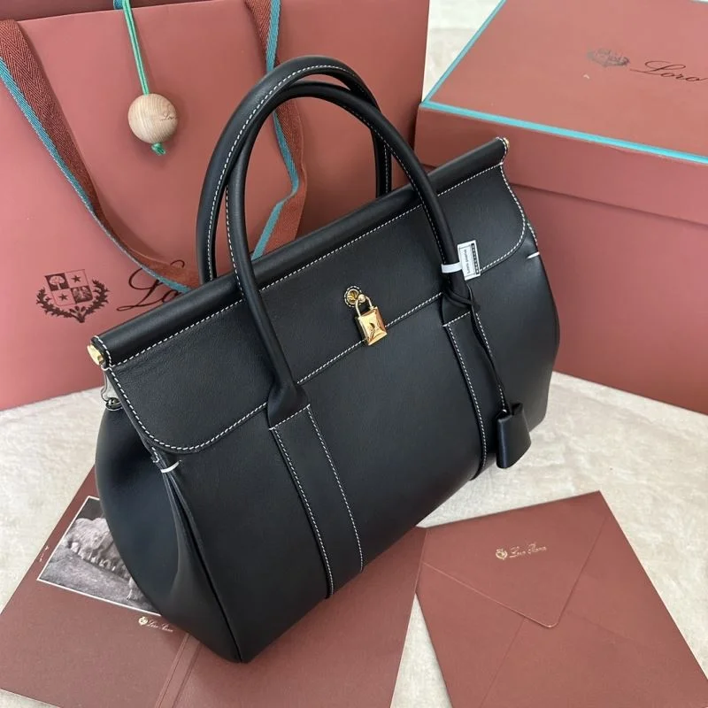 Real Loro Piana Top Handle Bags