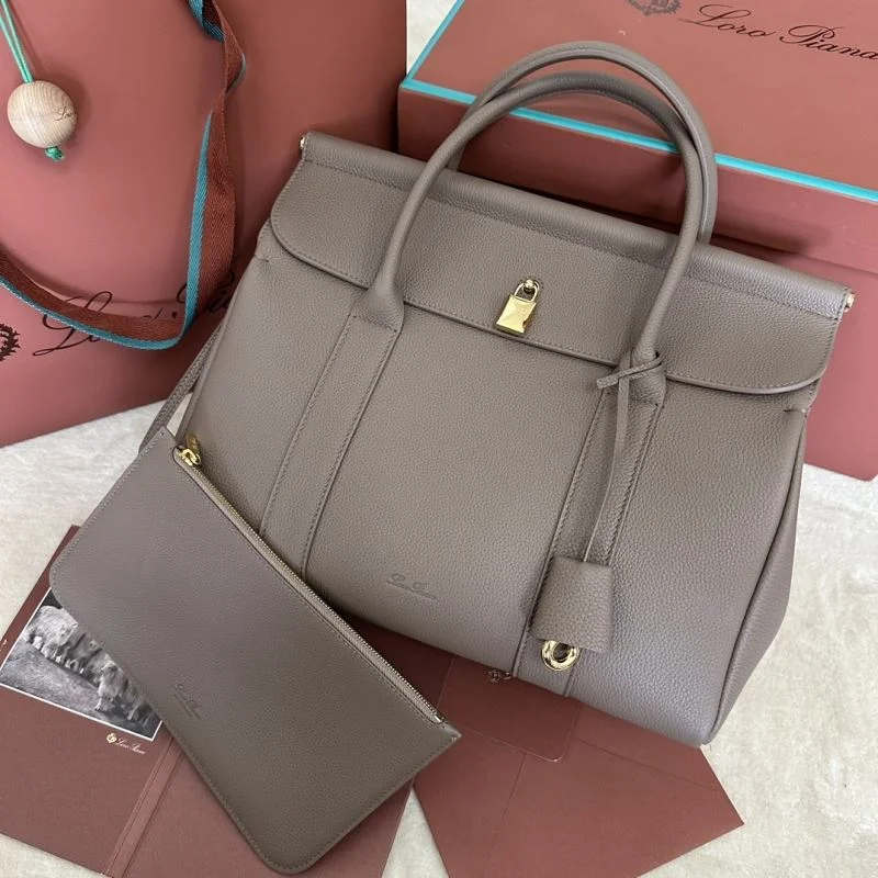 Official Loro Piana Top Handle Bags