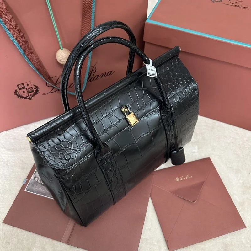 Economical Loro Piana Top Handle Bags