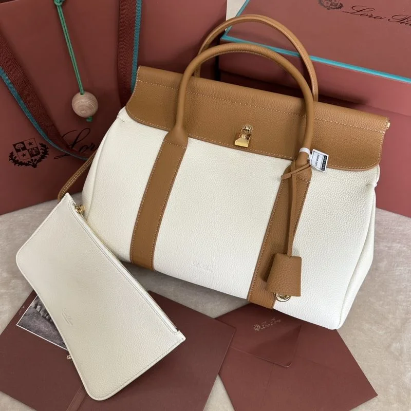 Affordable Loro Piana Top Handle Bags