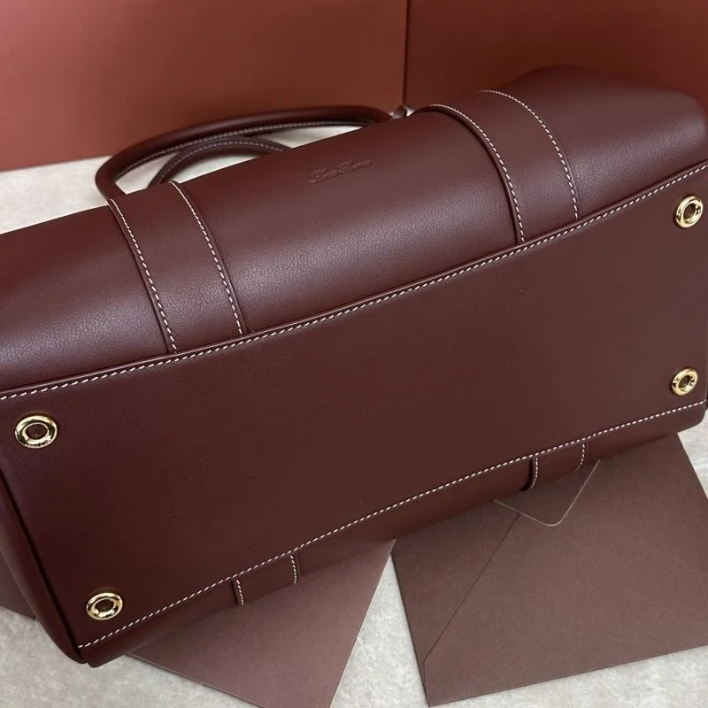 Genuine Loro Piana Top Handle Bags