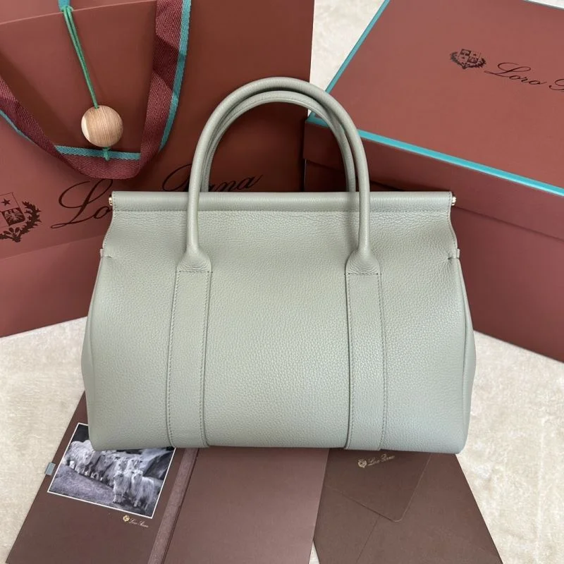 Genuine Loro Piana Top Handle Bags