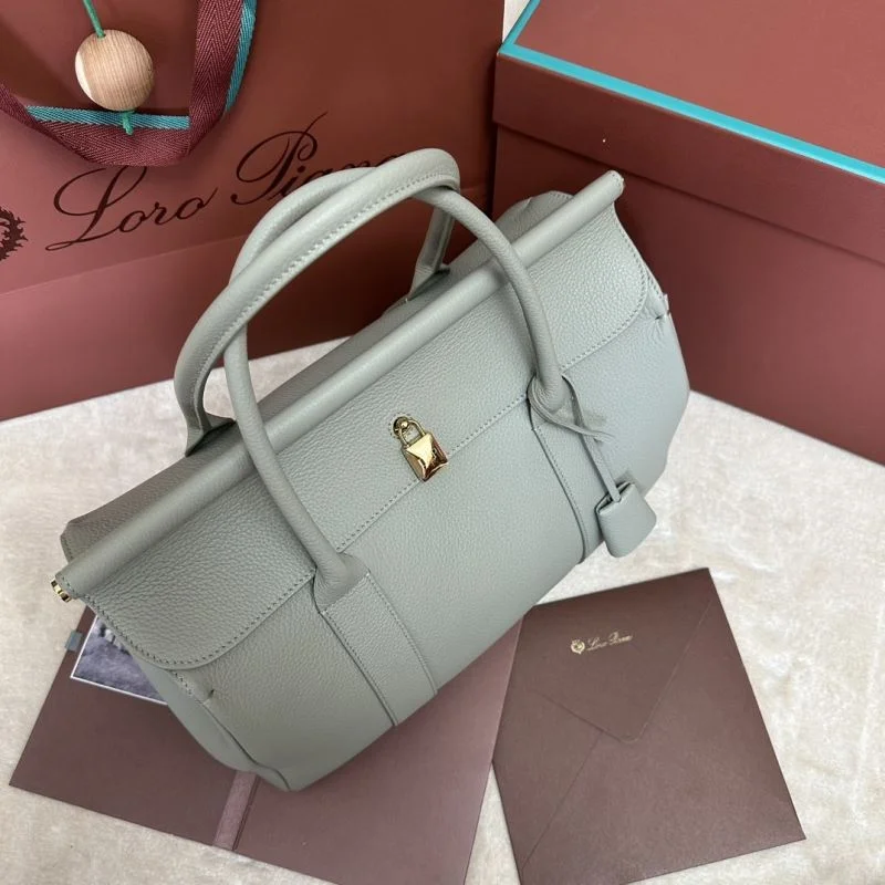 Genuine Loro Piana Top Handle Bags