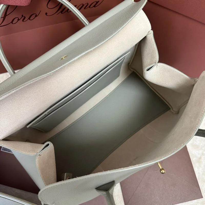 Genuine Loro Piana Top Handle Bags