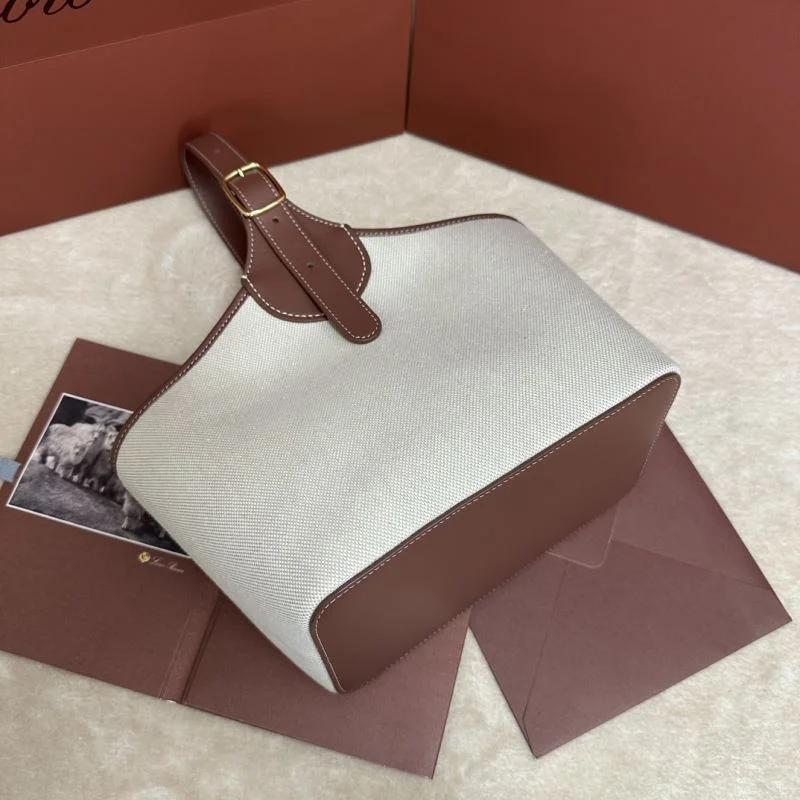 Bargain Loro Piana Top Handle Bags