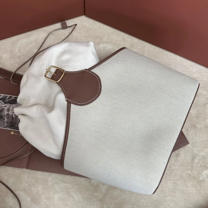 Bargain Loro Piana Top Handle Bags