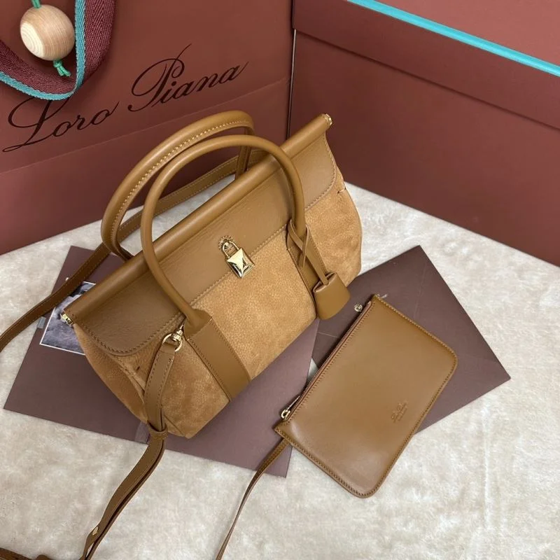 Discounted Loro Piana Top Handle Bags