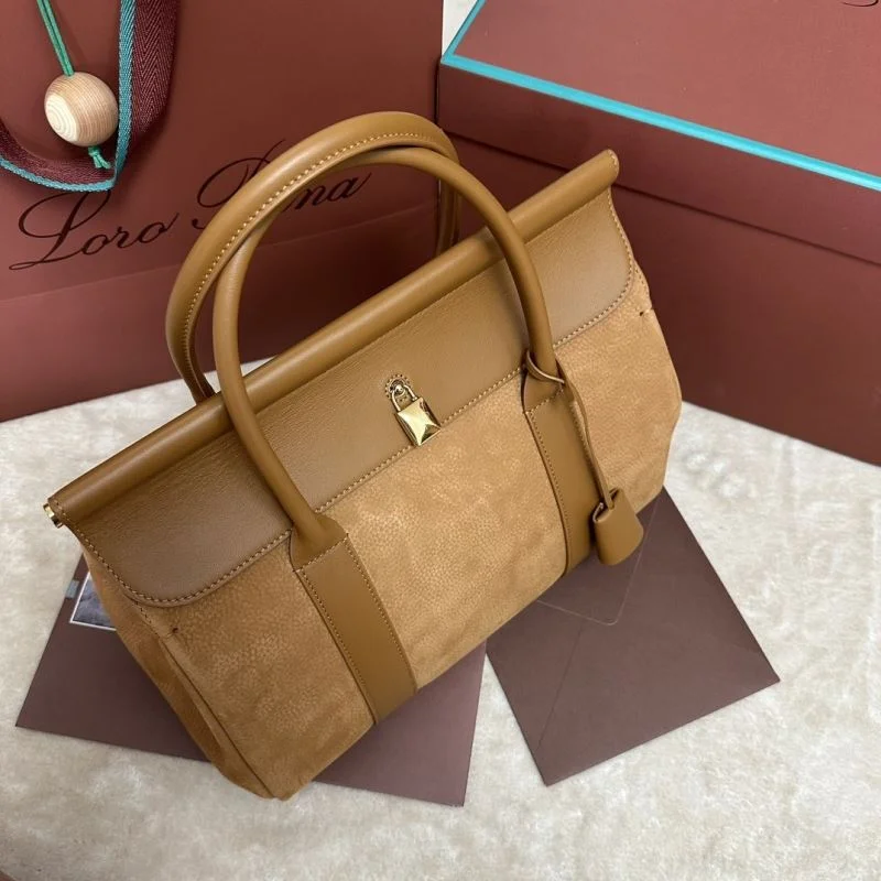 Authentic Loro Piana Top Handle Bags