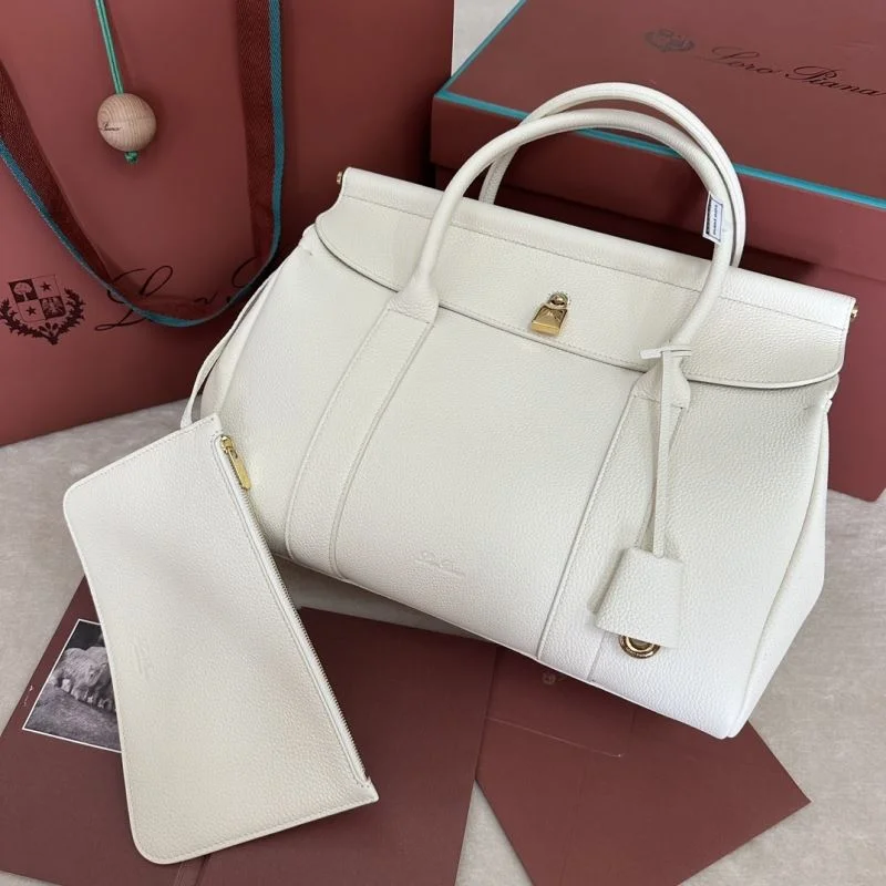 Indistinguishable Loro Piana Top Handle Bags