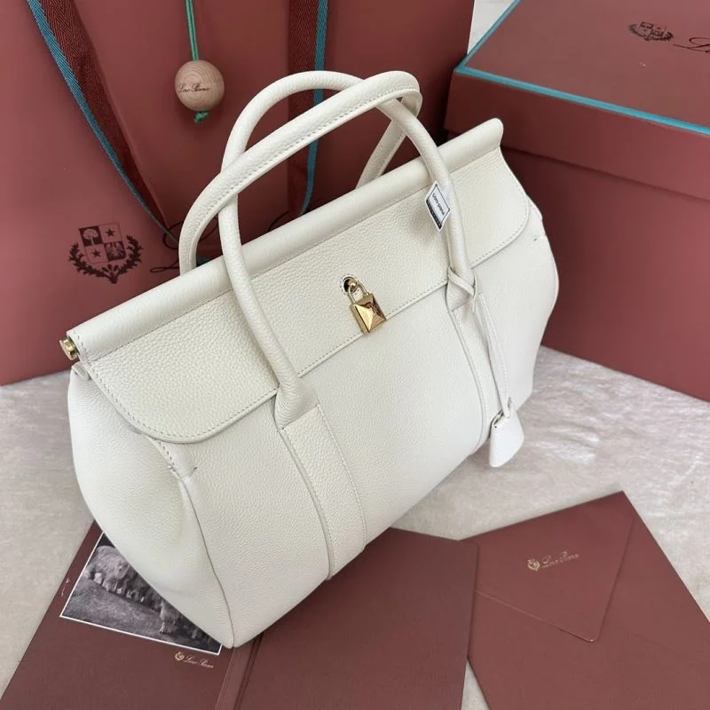 Indistinguishable Loro Piana Top Handle Bags