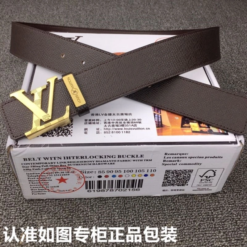Brand-authenticated Louis Vuitton Belts