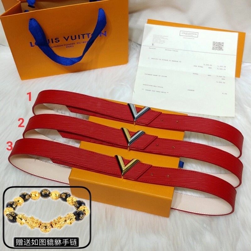 Brand-authenticated Louis Vuitton Belts