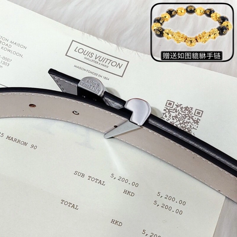 Brand-authenticated Louis Vuitton Belts