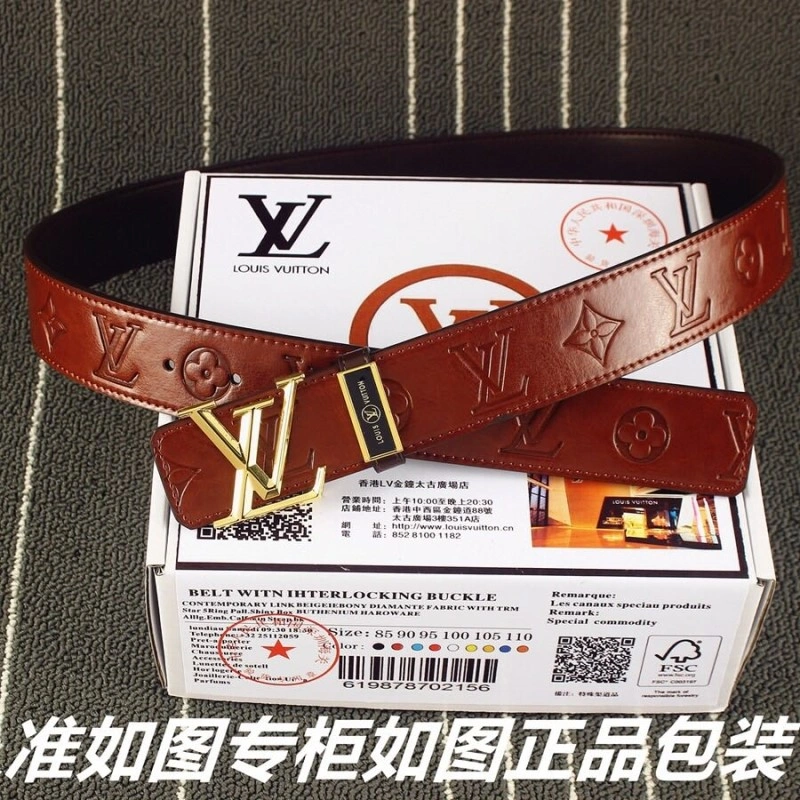 Brand-authenticated Louis Vuitton Belts