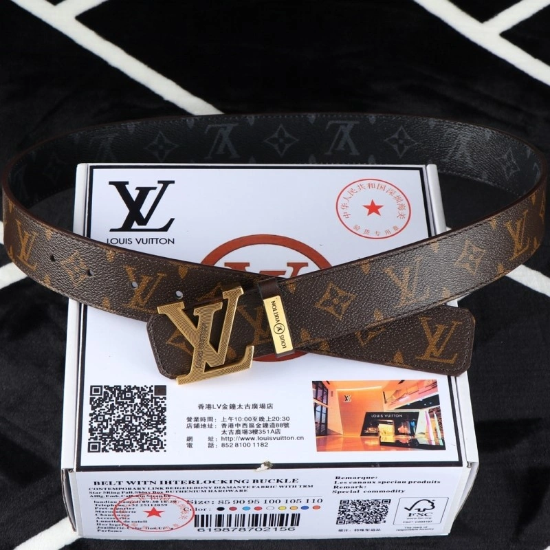 Brand-authenticated Louis Vuitton Belts