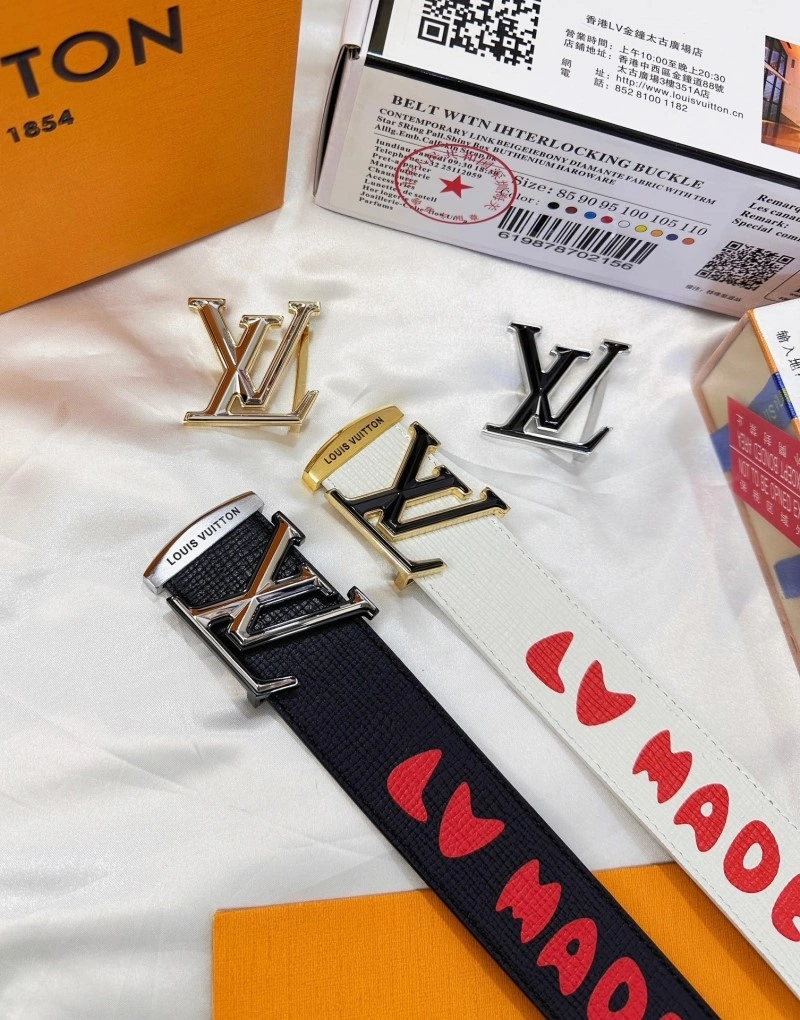 Genuine Louis Vuitton Belts