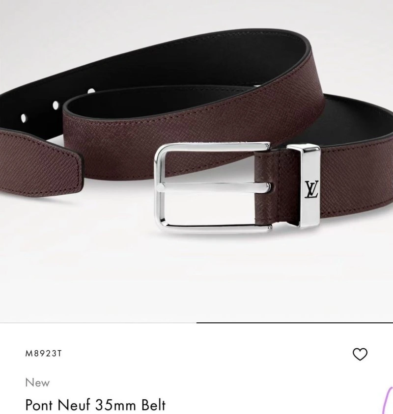 Authentic Louis Vuitton Belts