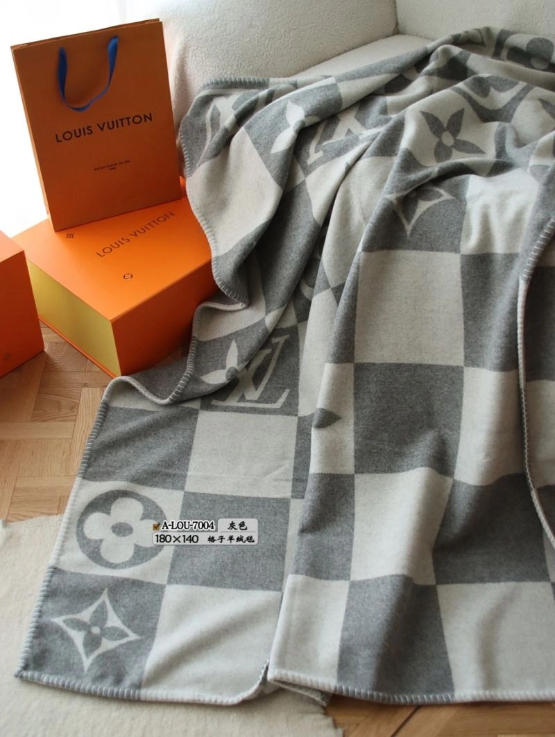 Exact replica Louis Vuitton Blanket