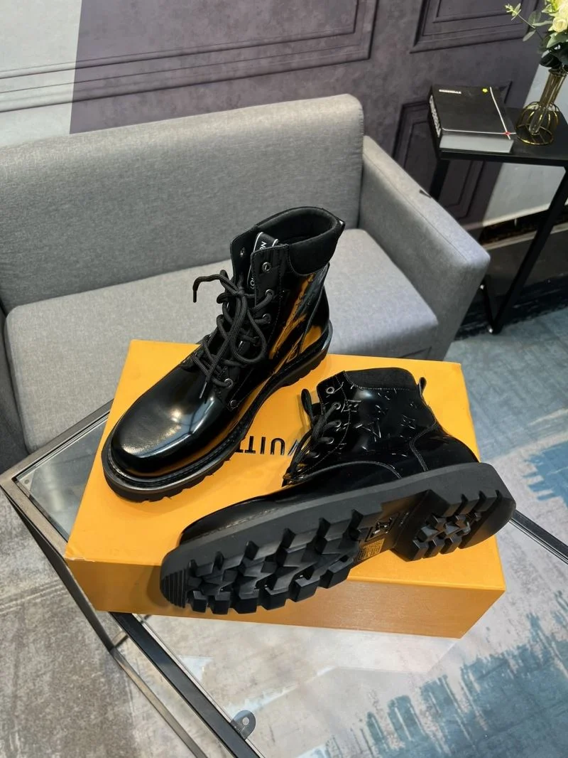Brand-authenticated Louis Vuitton Boots