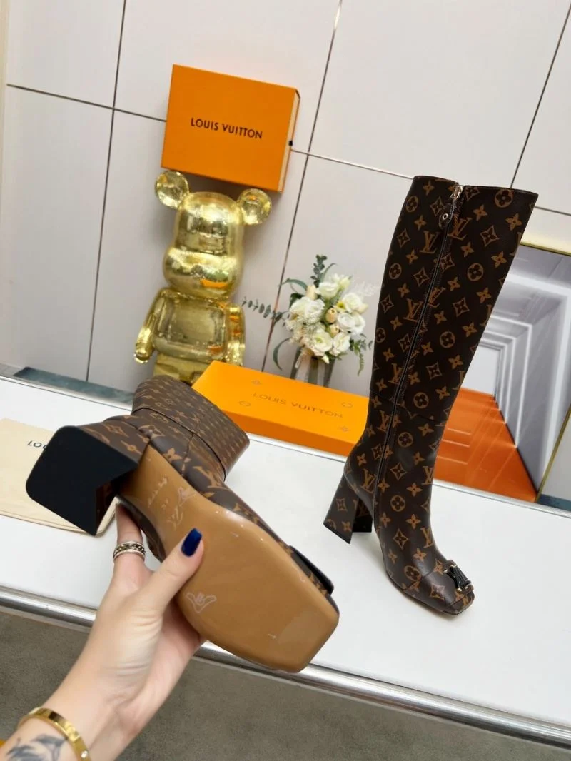 Brand-authenticated Louis Vuitton Boots