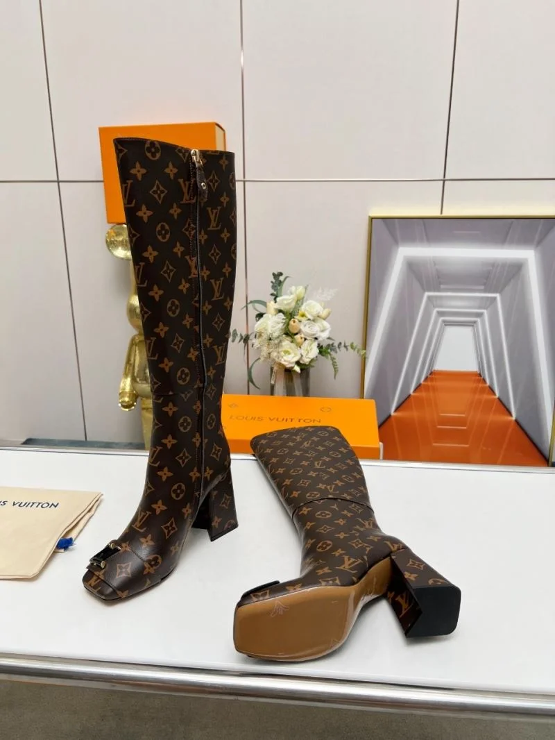 Brand-authenticated Louis Vuitton Boots