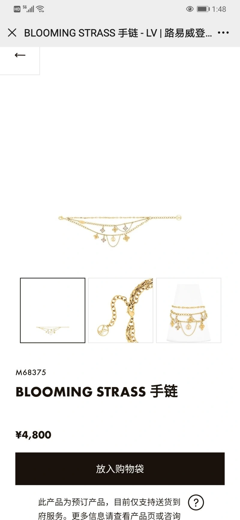Value-priced Louis Vuitton Bracelets