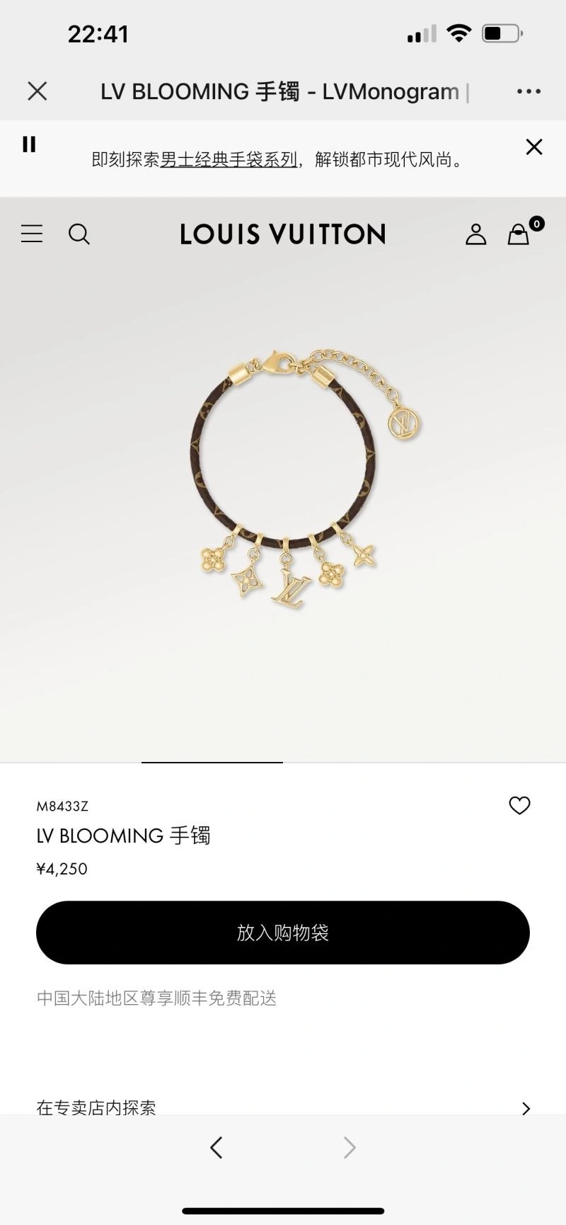 Louis Vuitton Bracelets