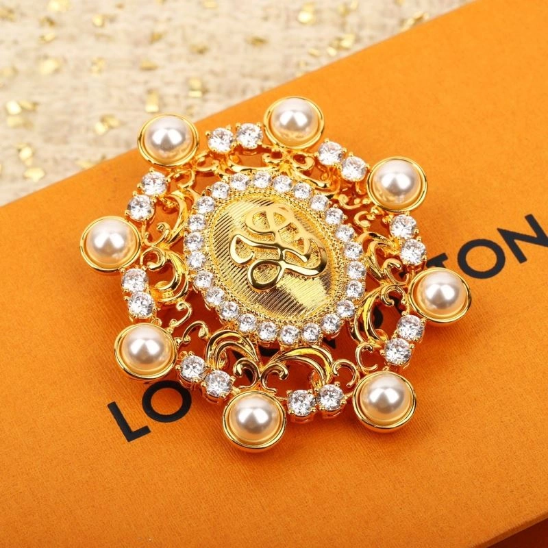 Brand-authenticated Louis Vuitton Brooches