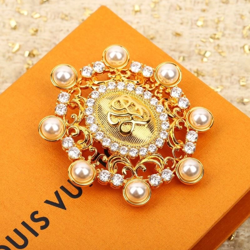 Brand-authenticated Louis Vuitton Brooches