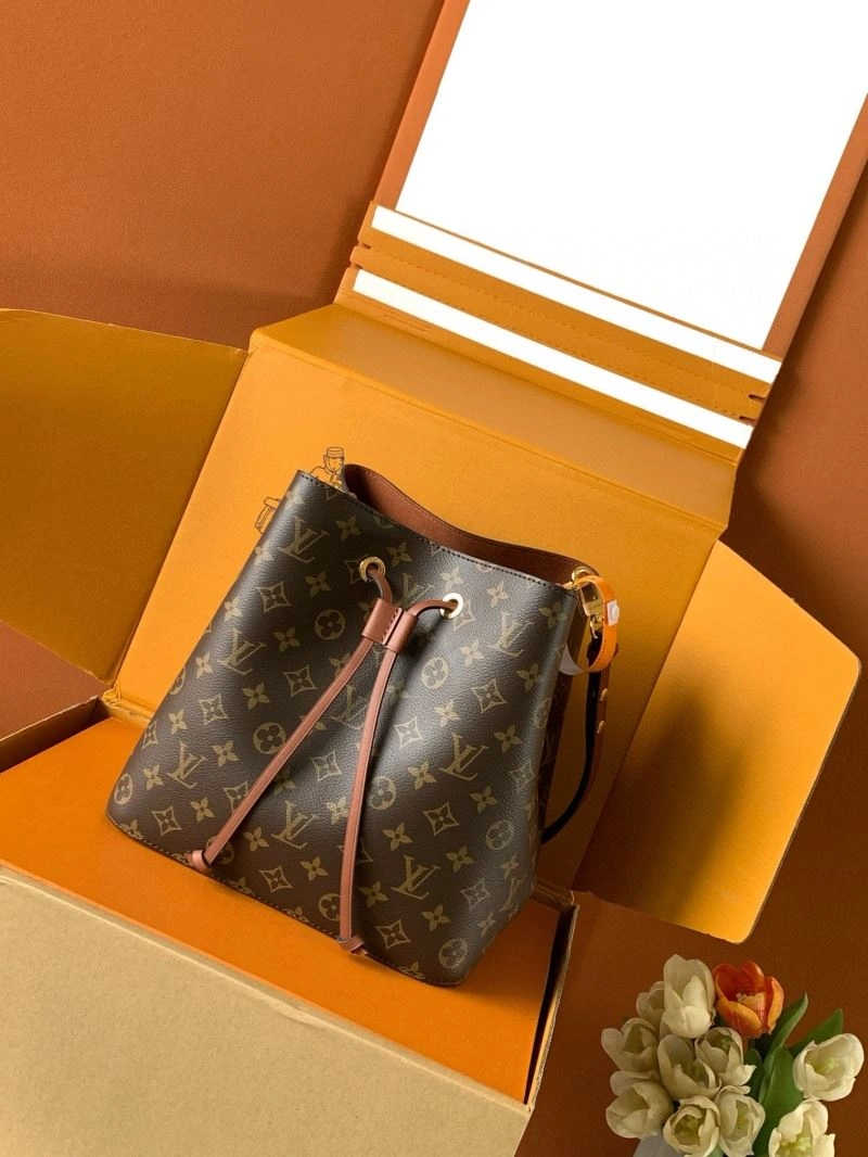 Indistinguishable Louis Vuitton Bucket Bags