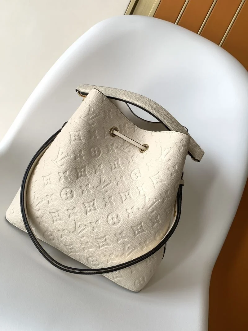 Indistinguishable Louis Vuitton Bucket Bags