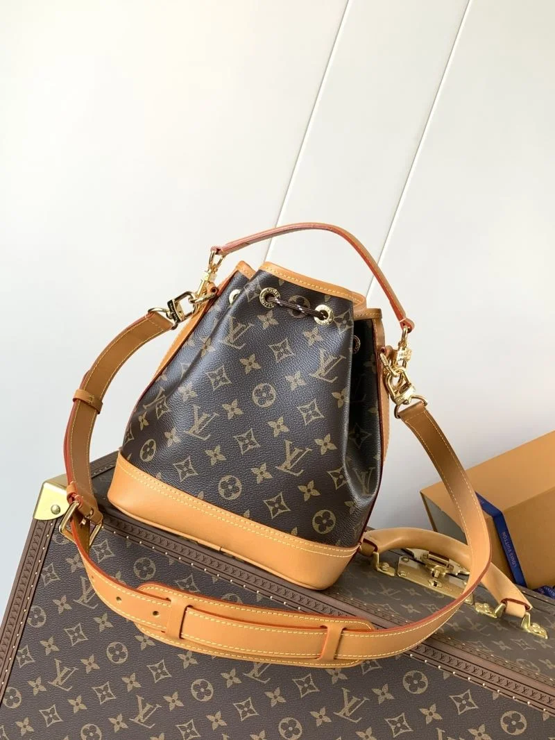Indistinguishable Louis Vuitton Bucket Bags