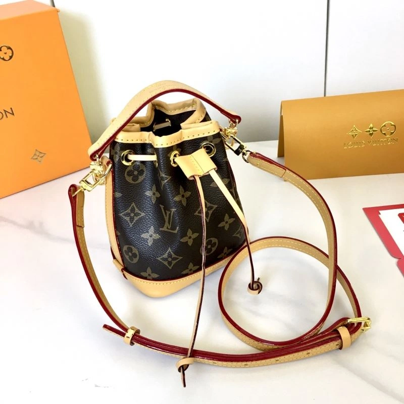 Indistinguishable Louis Vuitton Bucket Bags