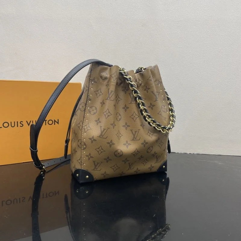 Brand-authenticated Louis Vuitton Bucket Bags