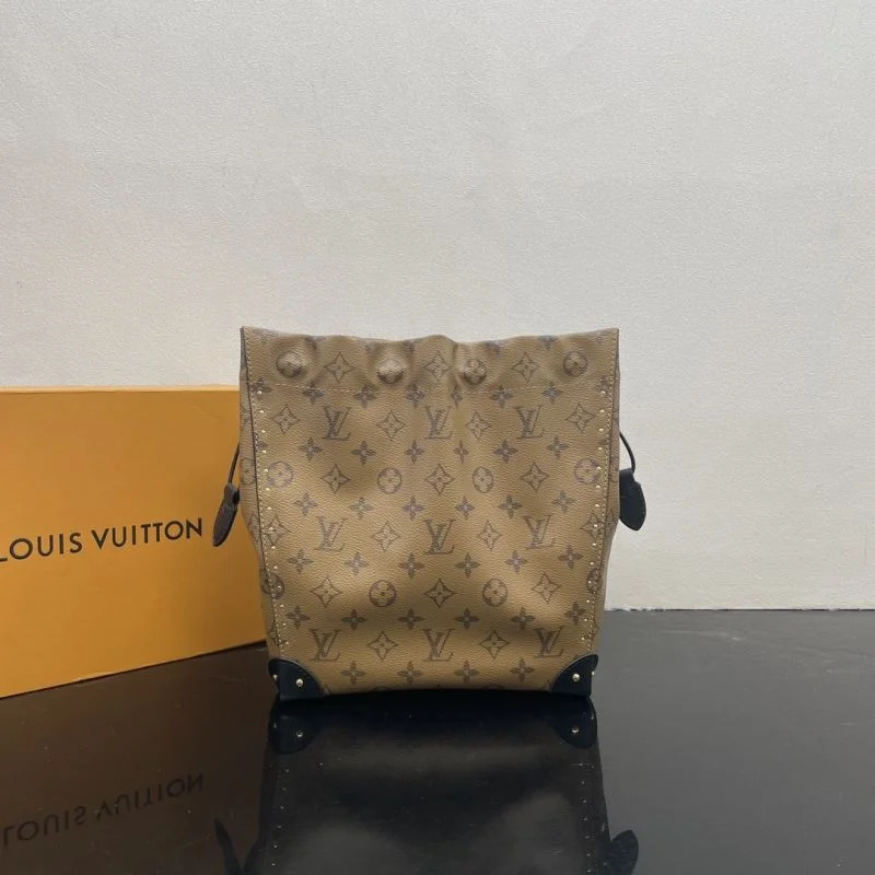 Brand-authenticated Louis Vuitton Bucket Bags