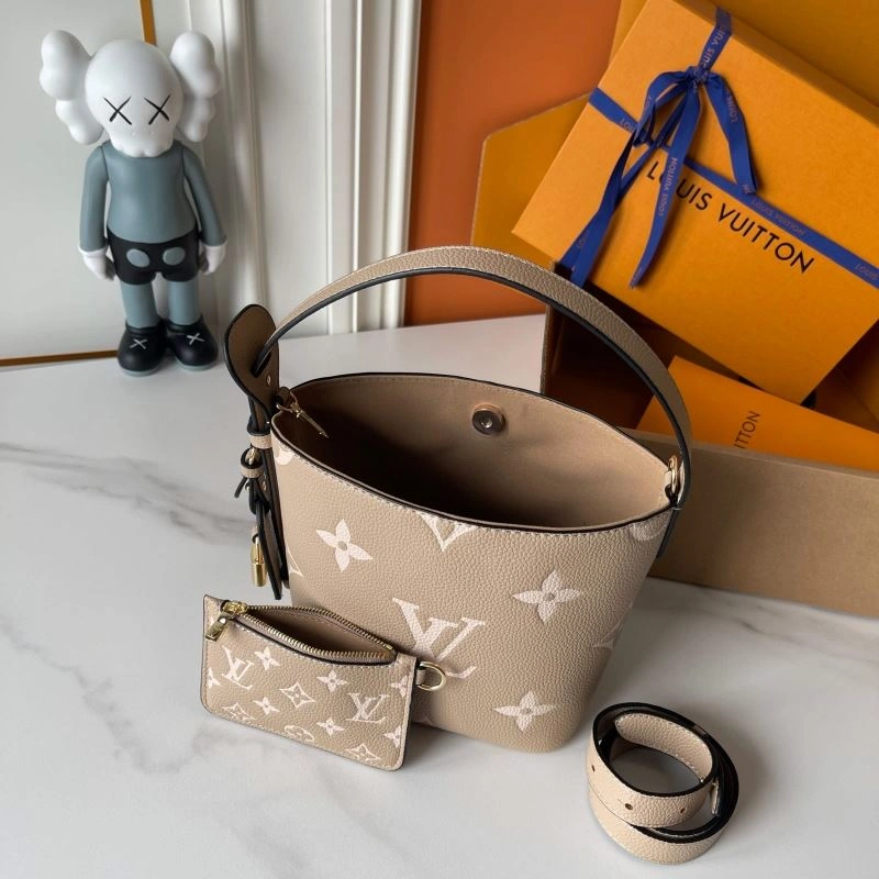Brand-authenticated Louis Vuitton Bucket Bags