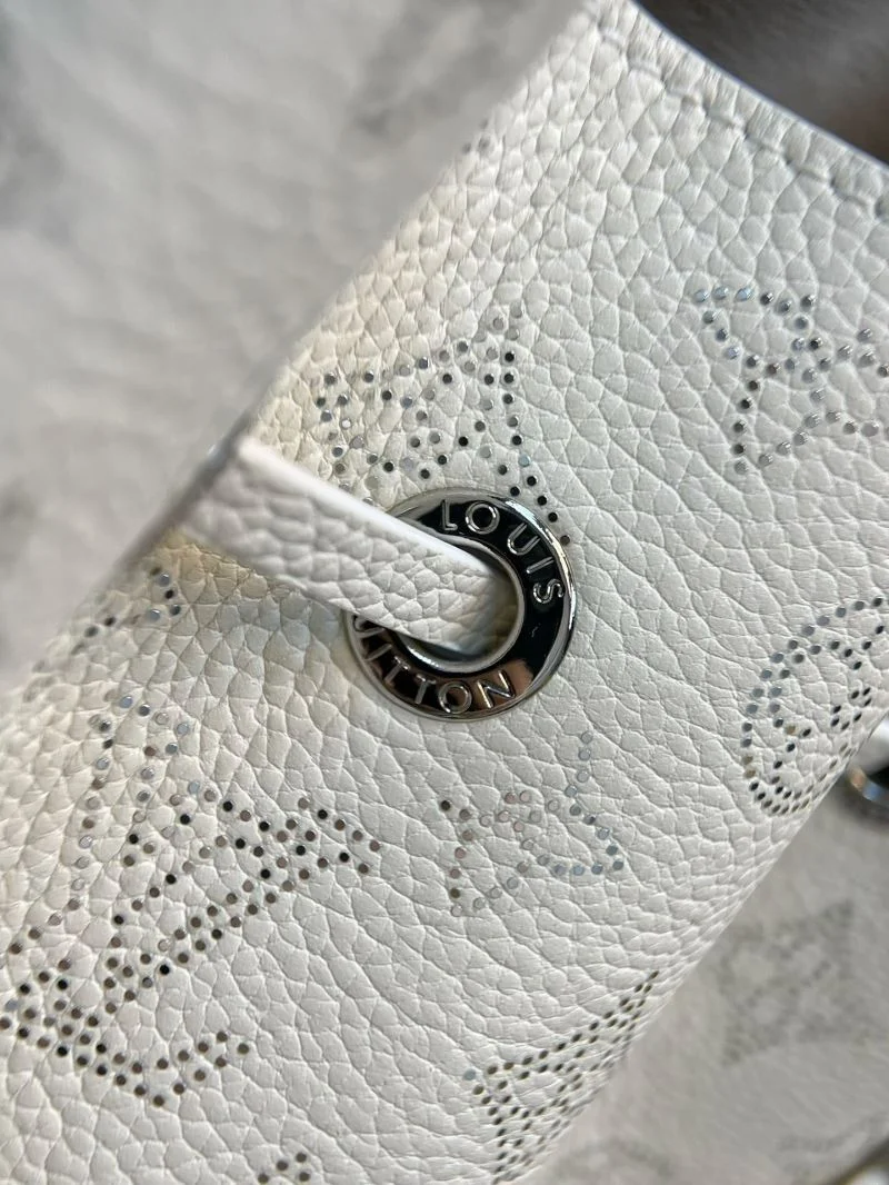 Indistinguishable Louis Vuitton Bucket Bags