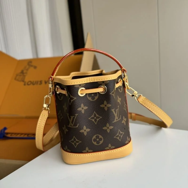 Indistinguishable Louis Vuitton Bucket Bags