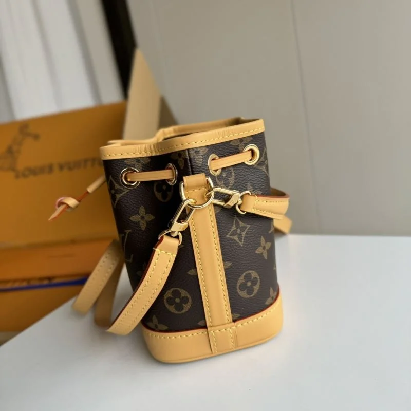 Indistinguishable Louis Vuitton Bucket Bags