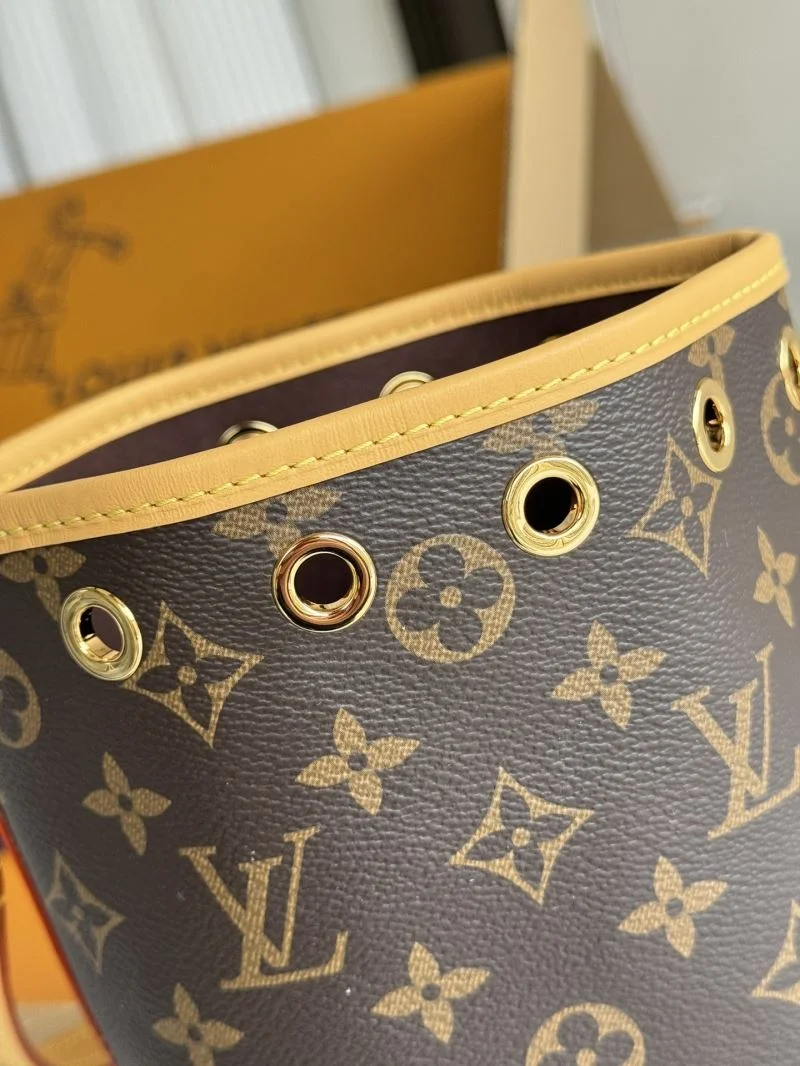 Indistinguishable Louis Vuitton Bucket Bags